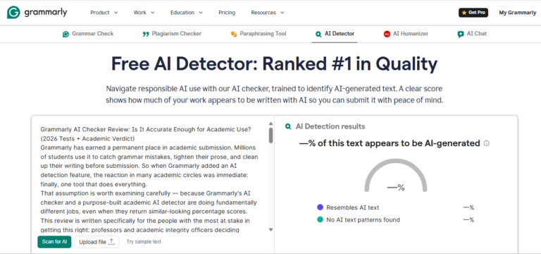 Grammarly AI Checker Review: Is It Accurate Enough for Academic Use ...